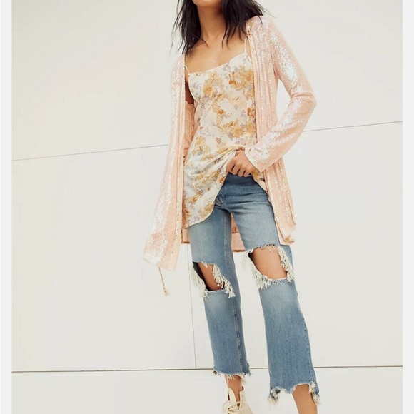 Free People | Intimates & Sleepwear | Free People Disco Daydream Slip ...